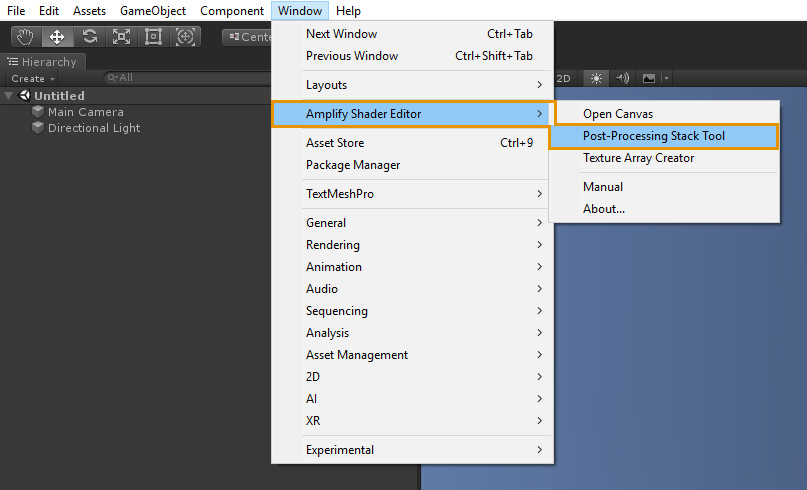 Unity Productsamplify Shader Editorpost Processing Stack Amplify Creations Wiki