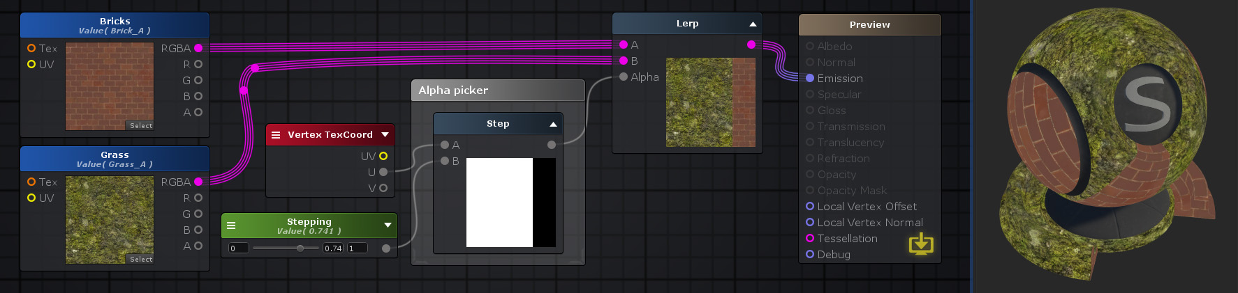 Unity Products:Amplify Shader Editor/Step - Amplify Creations Wiki