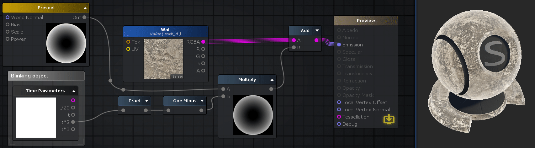 Unity Products Amplify Shader Editor Time Parameters Amplify 