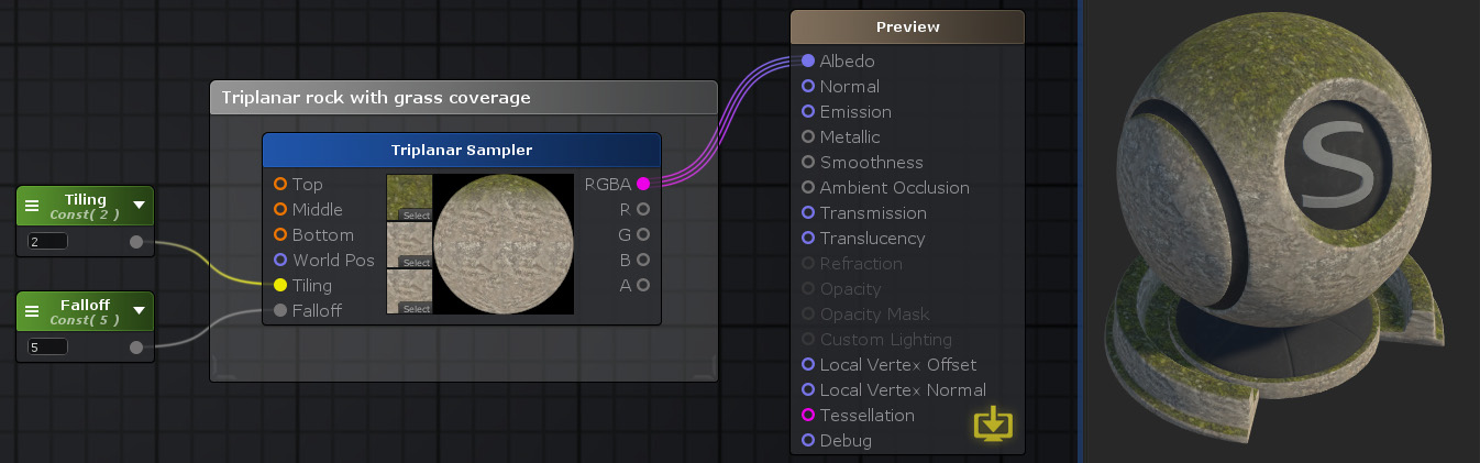 Unity Products Amplify Shader Editor Triplanar Sample Amplify Creations Wiki