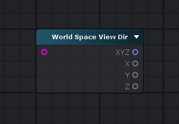 Unity Products:Amplify Shader Editor/World Space View Dir - Amplify ...